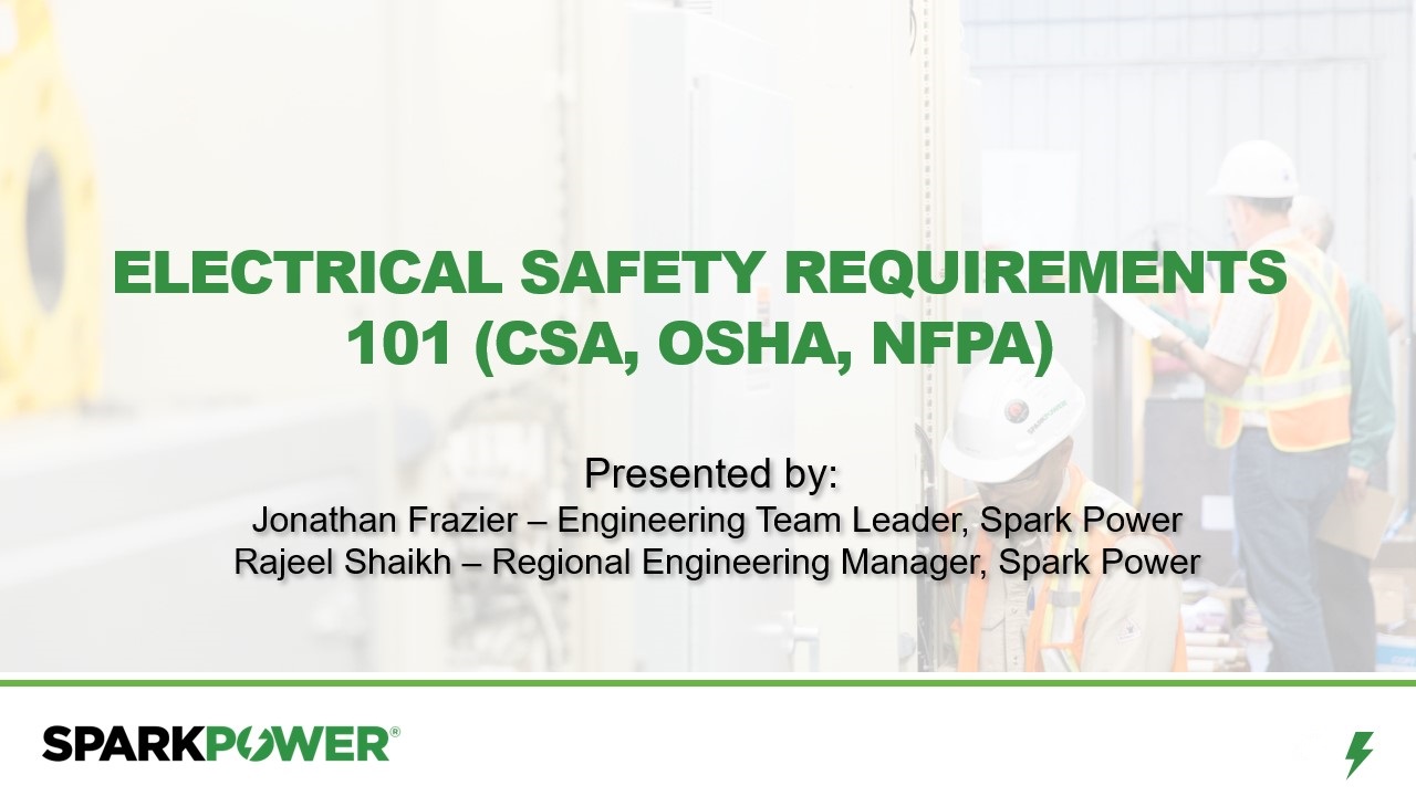 Webinars Playback: Electrical Services | Spark Power